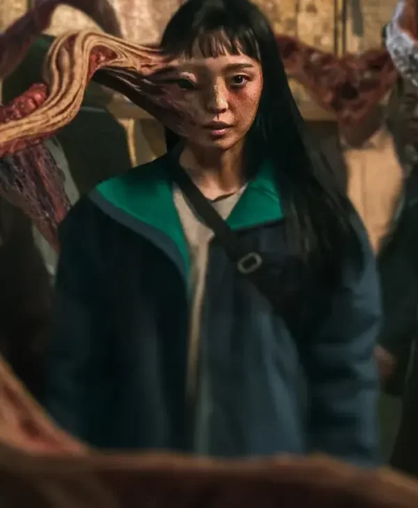 Jeong Su-in Parasyte: The Grey 2024 Blue Jacket - Vanquishe