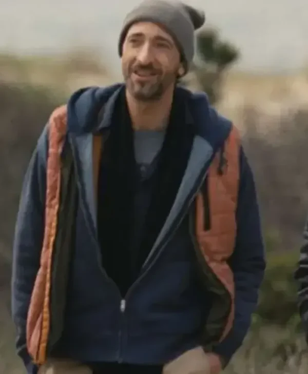 Josh Aaronson Succession Orange Puffer Vest - Vanquishe