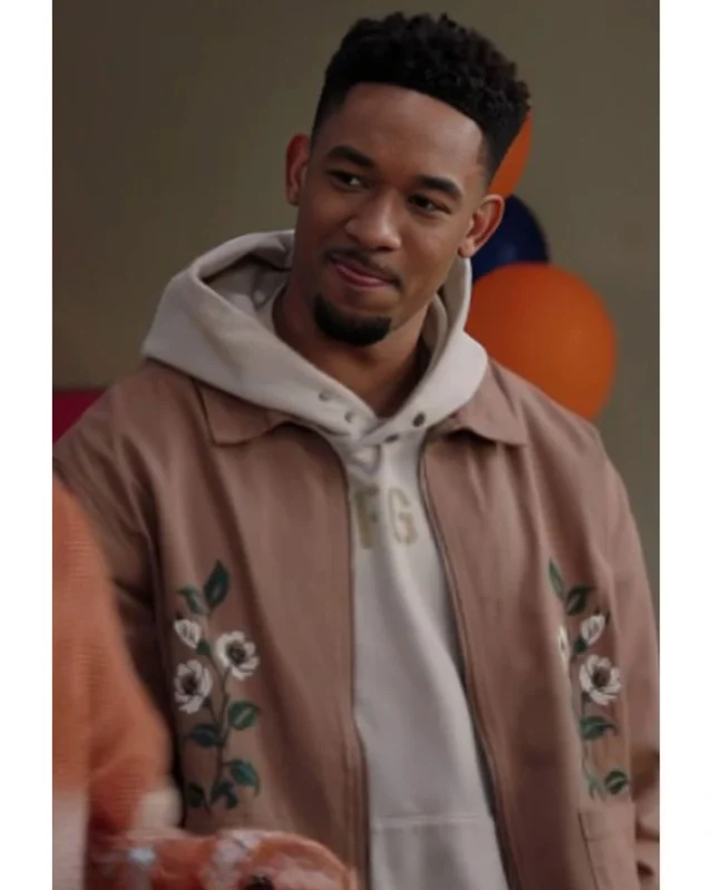 All American Homecoming S03 Damon Sims Embroidered Jacket - Vanquishe