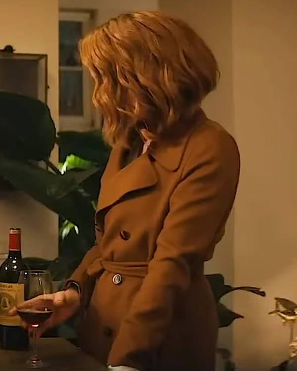 Shop Canary Black 2024 Kate Beckinsale Brown Trench Coat - Vanquishe