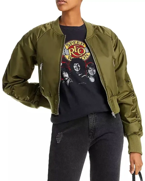 Shop Thea Mays All American Homecoming Bomber Jacket