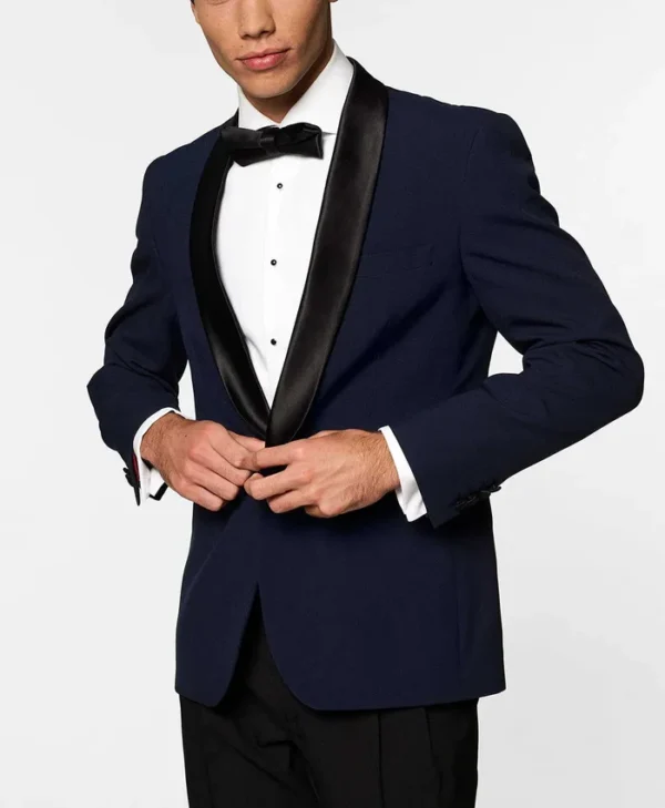 Mens Midnight Blue 2 Piece Stylish Suit For Sale
