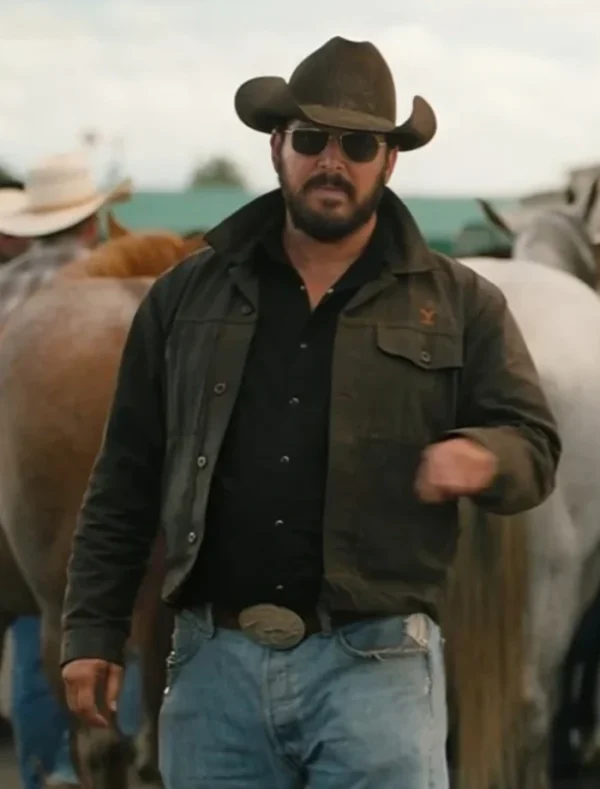 Yellowstone S05 Part 2 Cole Hauser Denim Jacket For Sale - VJ