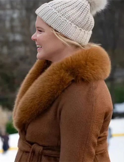 Shop Amy Schumer Kinda Pregnant Shearling Coat - Vanquishe