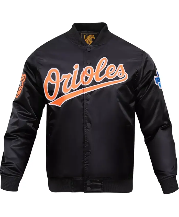 Baltimore Orioles World Series Orange/Black Baseball Jacket