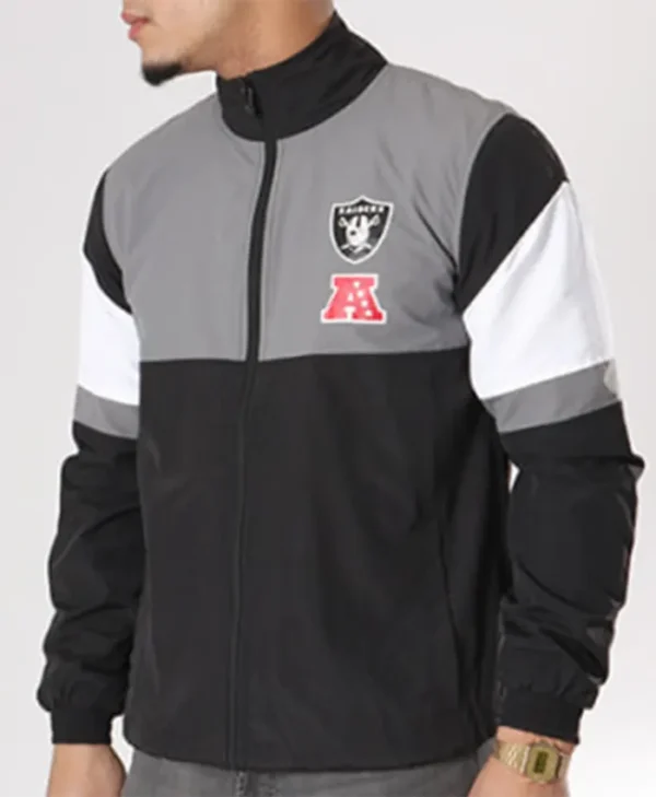 Clarissa Wintheiser Las Vegas Raiders Zip Track Jacket - Vanquishe