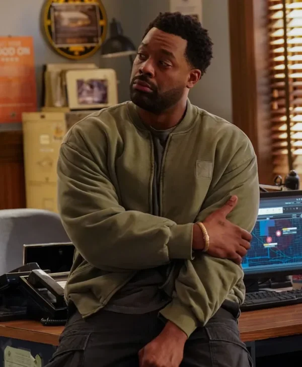 Chicago PD S12 LaRoyce Hawkins Green Bomber Jacket