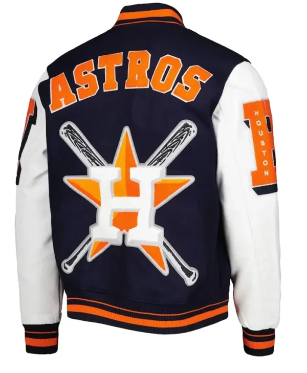 Houston Astros Letterman Wool Varsity Jacket - Vanquishe
