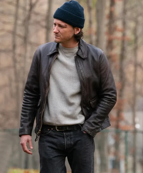 Riff Raff Lewis Pullman Brown Leather Jacket