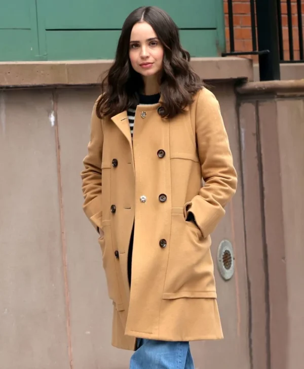 The Life List 2025 Sofia Carson Brown Coat