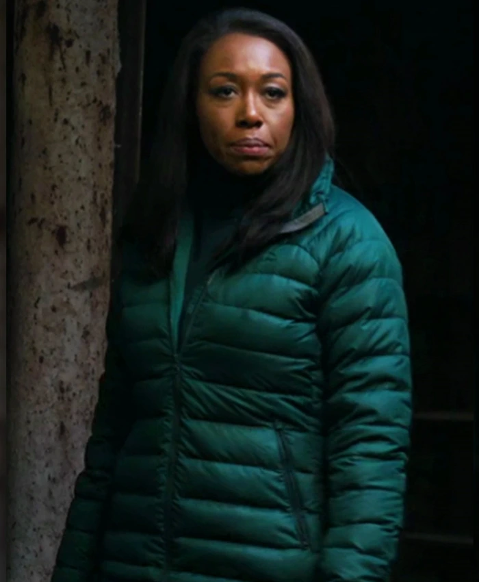 The Night Agent S03 Catherine Weaver Green Puffer Jacket