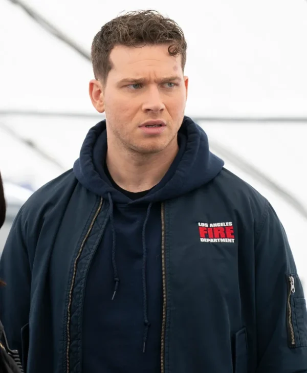 9-1-1 S08 Evan Buckley Bomber Jacket