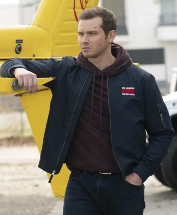 9-1-1 S08 Evan Buckley Bomber Jacket