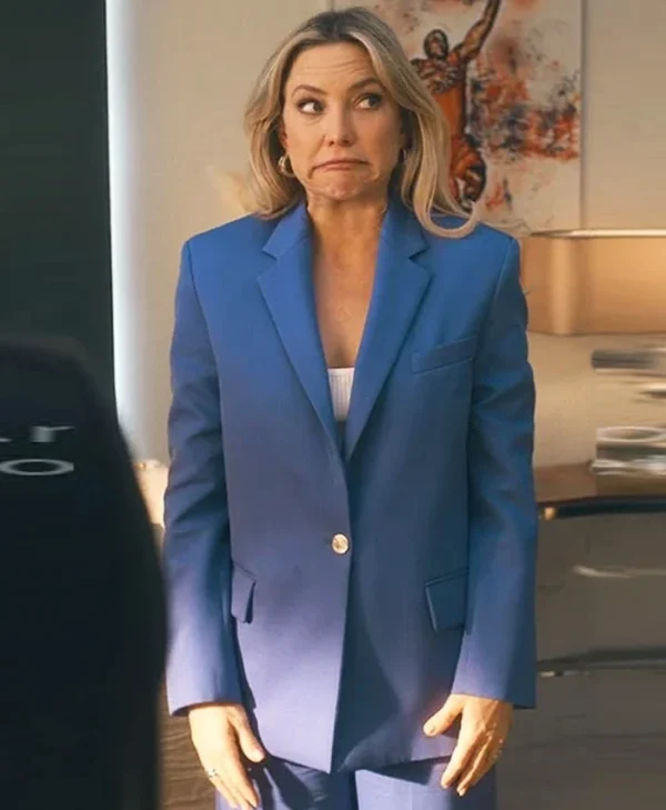 Running Point S01 Kate Hudson Blue Blazer