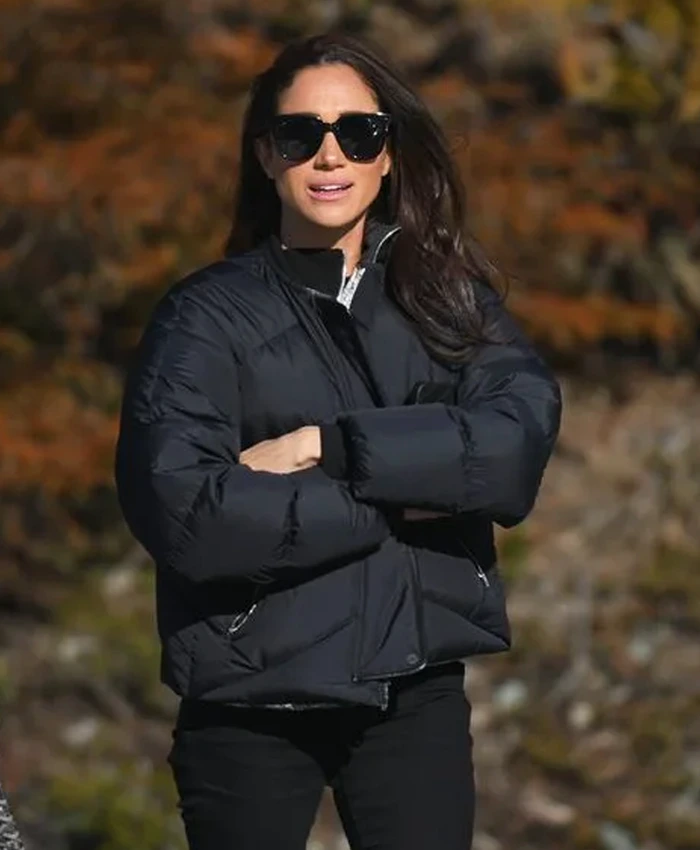 Meghan Markle Invictus Games 2025 Black Puffer Jacket