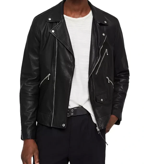 Beyond the Gates David Lami Friebe Black Leather Jacket