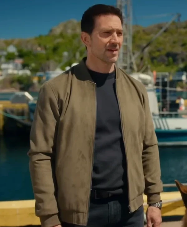 Hudson and Rex S08 Luke Roberts Bomber Suede Jacket