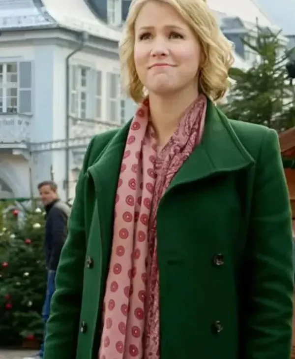 A Heidelberg Holiday Ginna Claire Mason Green Wool Coat