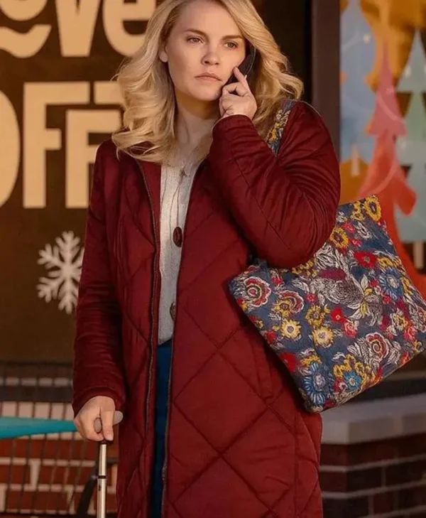 Buy the Emily Rose Maroon Coat – All Is Merry & Bright