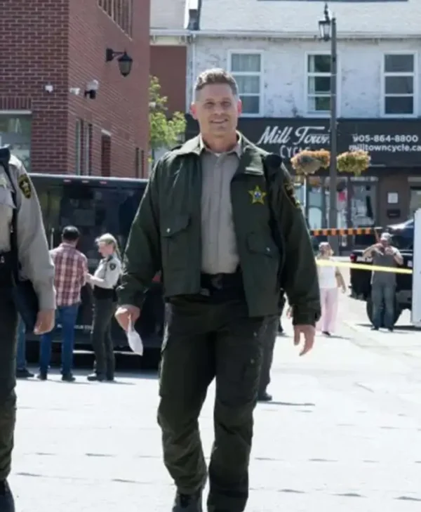 Matt Lauria Sheriff Country Green Jacket | Vanquishe