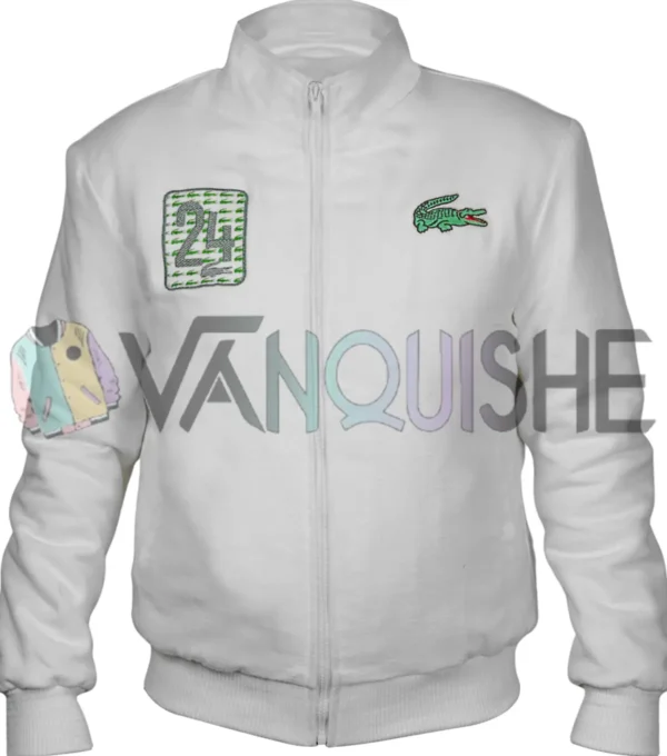 Novak Djokovic 24th Grand Slam White Jacket | Vanquishe