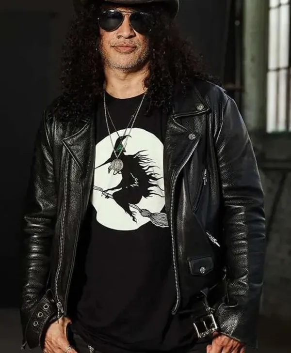 Slash Deathstalker 2025 Black Leather Jacket | Vanquishe