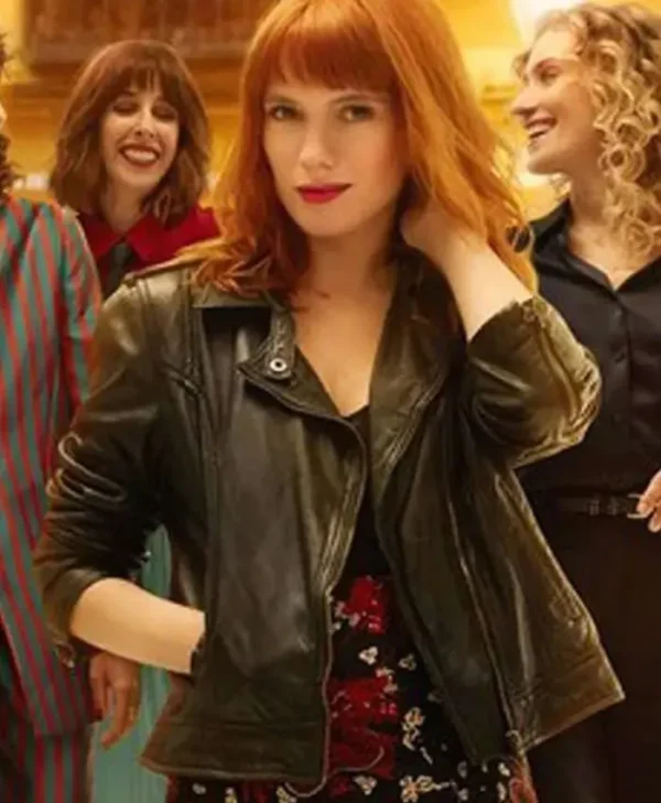 Valeria S02 Diana Gómez Black Leather Jacket