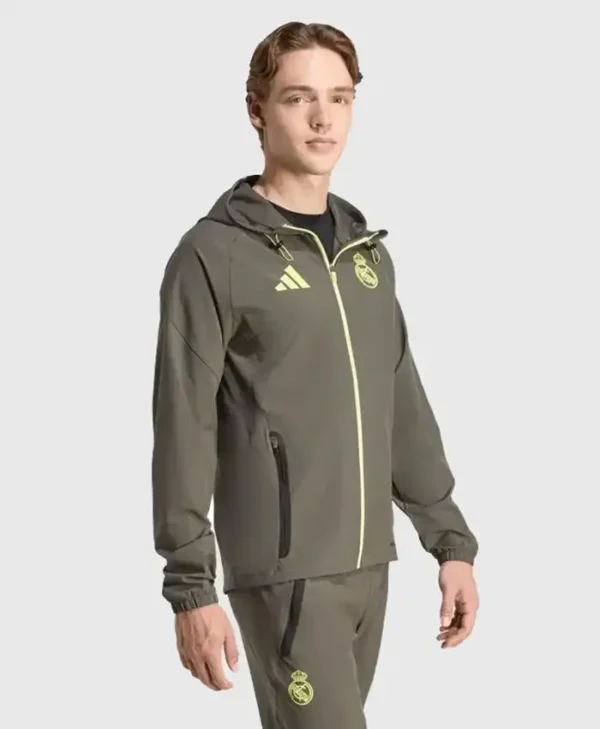 Buy the adidas Real Madrid 2025 VIS-Tech Travel Jacket