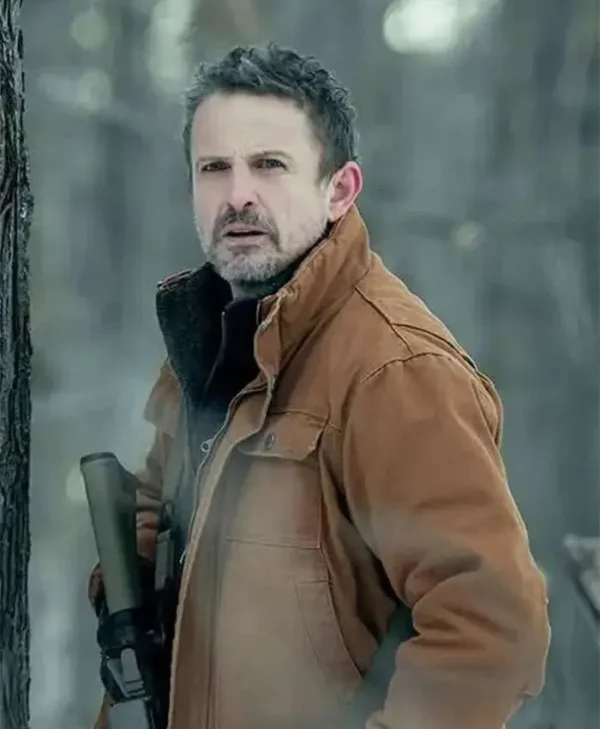 David Lyons The Night Agent Brown Cotton Jacket