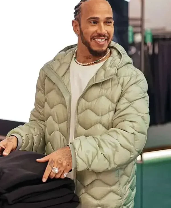 Buy Lewis Hamilton Quilted Puffer Jacket | Vanquishe