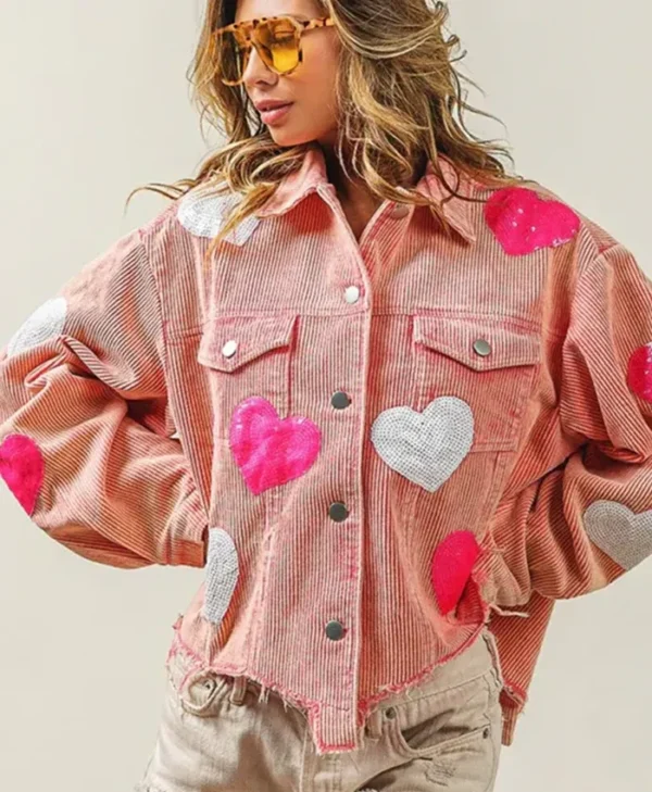 Shop Valentine’s Day Love Sequin Jacket - Vanquishe