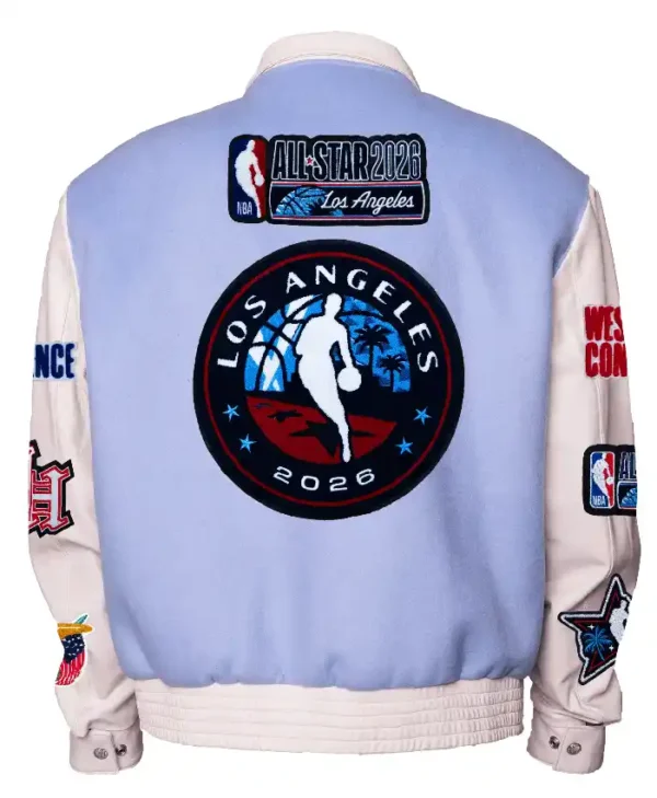 Jeff Hamilton All-Star 2026 Light Blue and White Jacket - On Sale